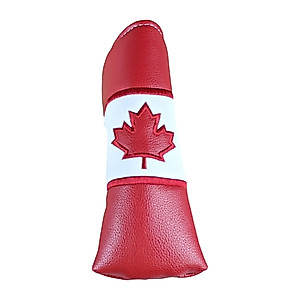Foretra - Canada Flag - Golf Putter Headcover Quality PU Leather Magnetic Closure for Blade Style Putters