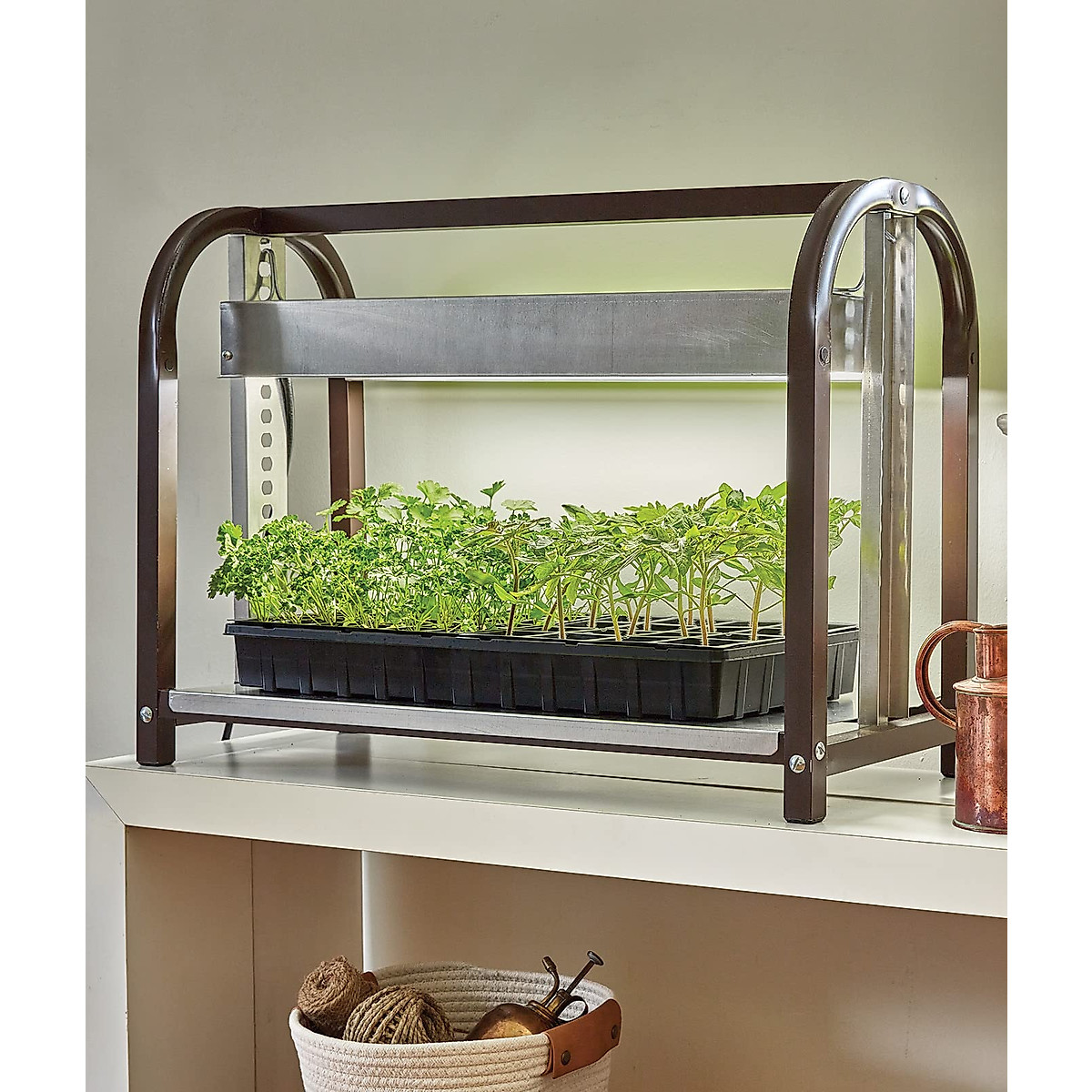 Burpee Exclusive Glow 'n Grow Tabletop Grow Light