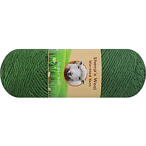 3-Pack Sheep Wool Worsted Yarn for Knitting and Crocheting 300 Grams of Lamb Sheep's Wool