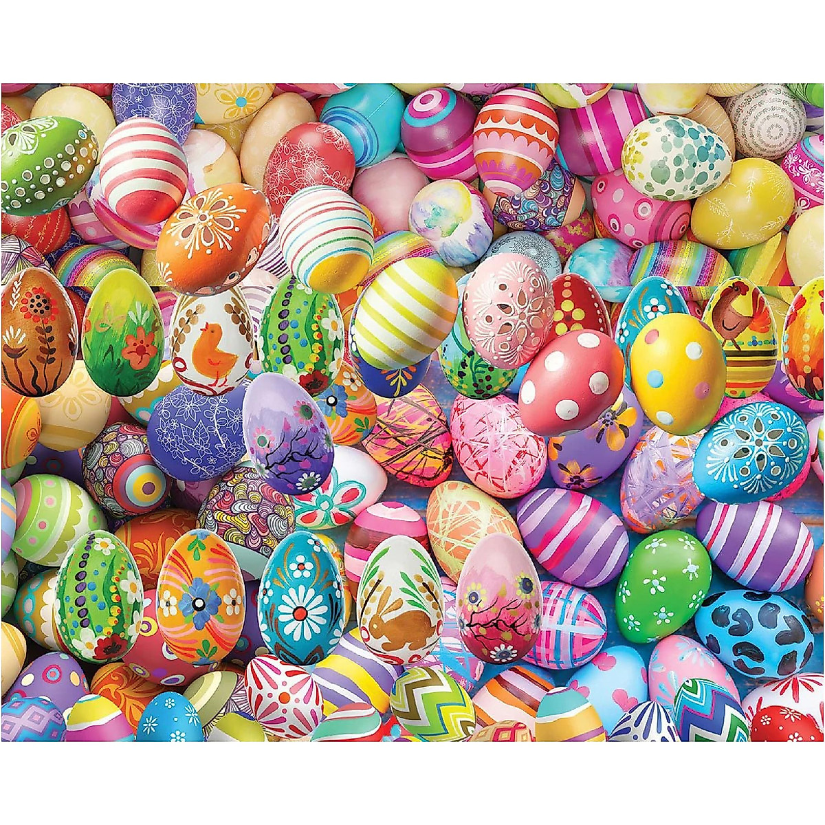 White Mountain Puzzles Easter Eggs, 1000 Piece Jigsaw Puzzle
