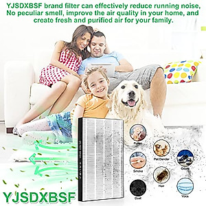 2 pack KC-850U Filter Compatible With Sharp Air Purifier Replacement KC-850U Filter HEPA, Replacement Part # FZ-C100HFU