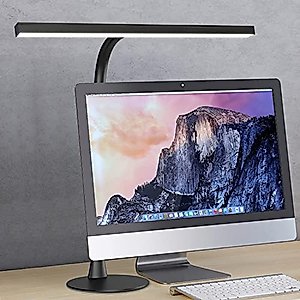 CELYST LED Desk Lamp, 10W Architect Desk Light with Flexible Gooseneck for Home Office, 3 Color Modes & 30 Brightness Levels Reading Lamp, Bright Tall Task Light for Piano, Computer, Table, Black