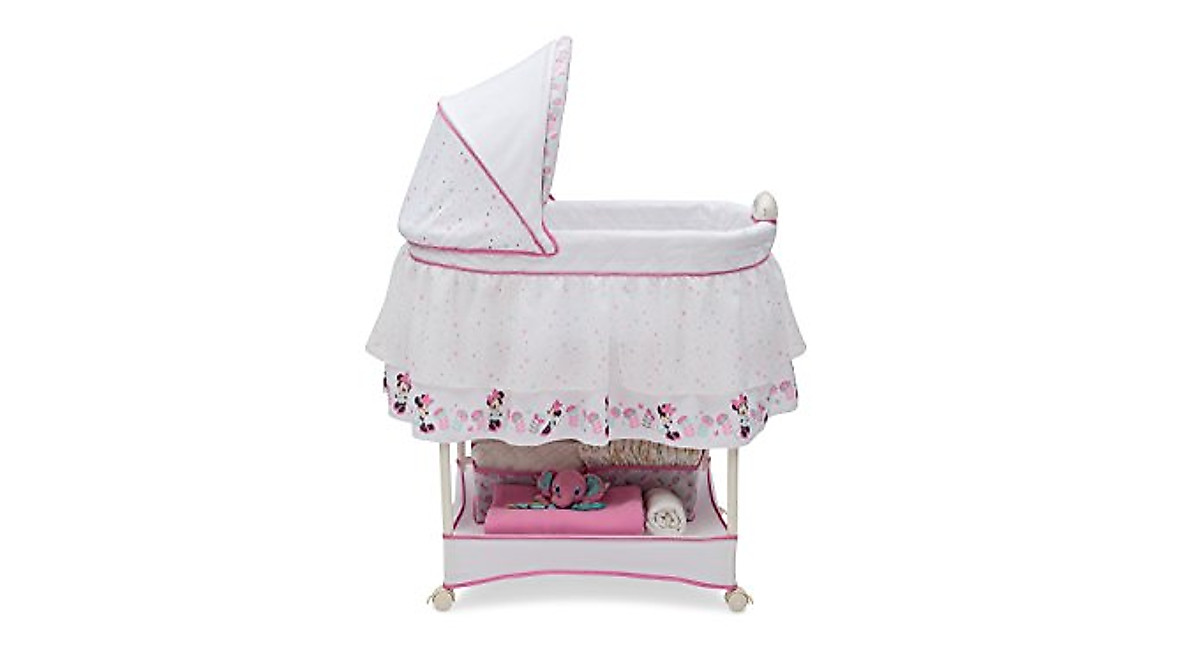 Delta Minnie Mouse Bedside Bassinet - Portable Comfort & Soothing