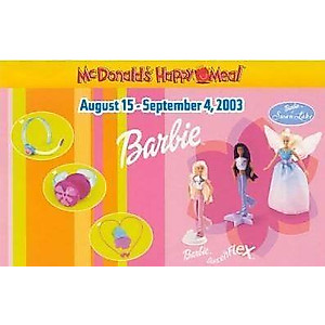 McDonalds - Barbie Complete Happy Meal Set - 2003