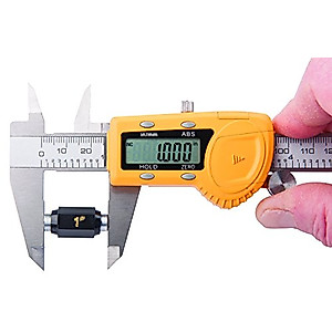 Gold Plus Only from Amazon - Absolute Origin 0-6" Digital Electronic Caliper - Extreme Accuracy, Yellow