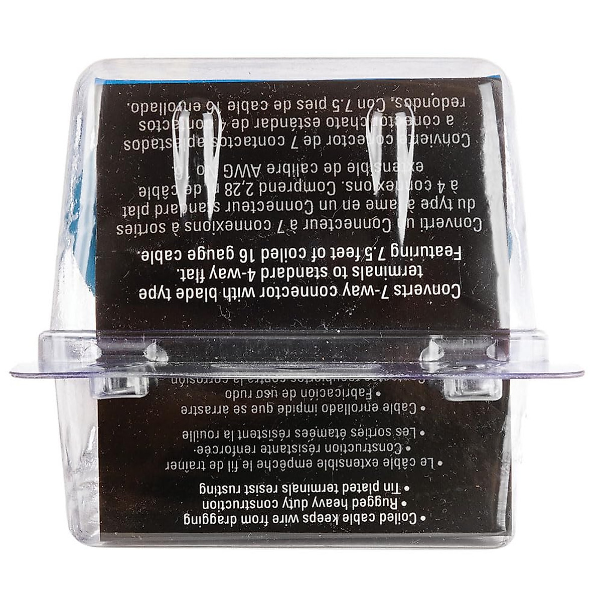 Reese Towpower 74686 Coiled 7-Way Blade to 4-Flat Adapter