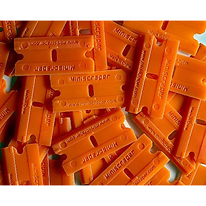 Plastic Razor Scraper Blades (2 Pack) Double Edge