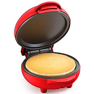 Nostalgia MyMini Griddle compact size for dorms, small kitchens 5 Inch Non stick cooking surfaces easily wipe clean