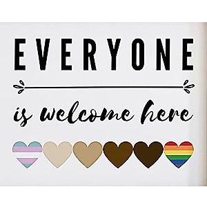 Vintage Tin Poster Everyone Welcome Metal Tin Sign 8x12 Inch Retro Art Home Bar Restaurant Garage Cafe Gas Shop Wall Decor Metal Plaque New