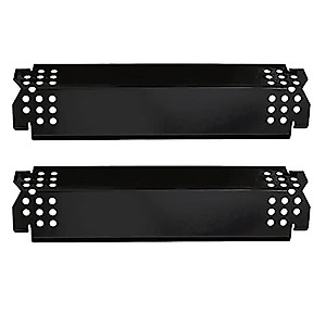 WALBZS Grill Heat Shield Tent Nexgrill 2 Burner 720-0864,Nexgrill 720-0864 720-0864M 720-0830H 720-0896B Grill Models Porcelain Steel Grill Replacement Parts 2Pack