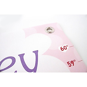 Personalized Growth Chart for Kids, Floral Pink - I See Me!