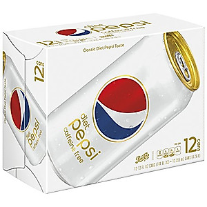 Diet Pepsi, Caffeine Free, 12 ounce Cans, 12 count