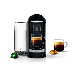 Nespresso VertuoPlus Deluxe Coffee and Espresso Machine by Breville,8 Ounces, Black