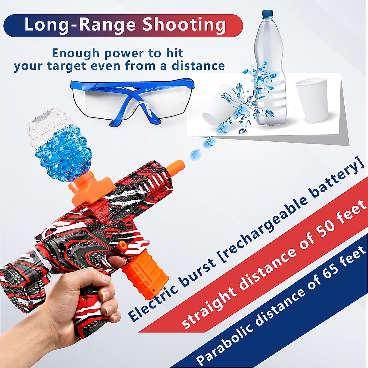 Toy Pirate Foam Blaster for Kids with Soft Foam Darts 20pcs Themed Pirate Buccaneer Costume Accessory for Boys Teen Old Year Ages Gift (red)