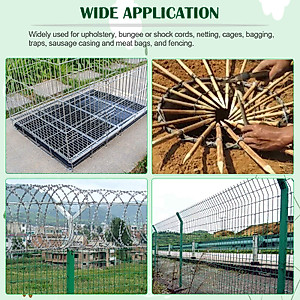 Keadic Angled Head Hog Ring Pliers & 360 Pieces Galvanized Hog Rings, Professional Upholstery Installation Kit with Protective Gloves, for Upholstery, Bungee Shock, Meat & Sausage Casings