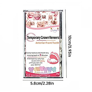 Cleaning Solution Temporary Tooth Kit For Filling The Missing Broken Tooth And Gaps Moldable Temporary Crown Veneers Material Anterior Front Back Molar Teeth Temporary Tooth Filler