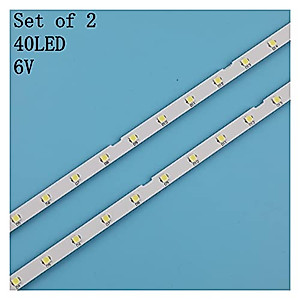 DAYHOM LED Strip 40 LEDs Fit for AOT_55_NU7300_NU7100_2x40_3030C BN96-45913A 15485A UN55NU7300 UE55NU7105 UE55NU7170U UE55NU7300U STS550AU9 Watch Strap