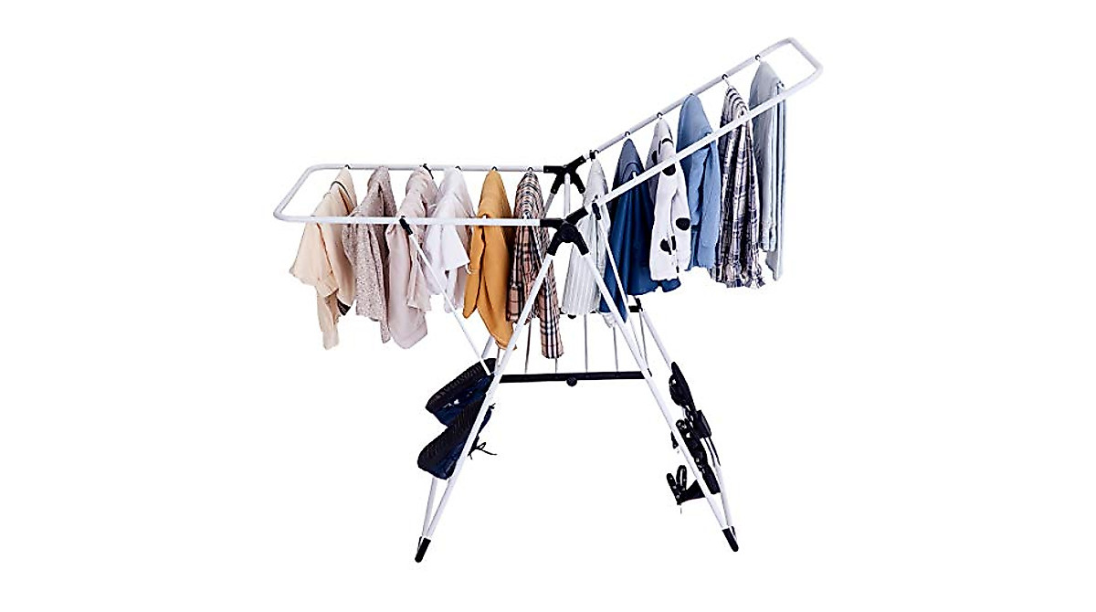 Tangkula Clothes Drying Rack - Space-Saving & Adjustable Laundry Solution