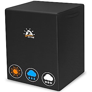 Zettum Air Conditioner Cover for Outside Units 36 Inch - 600D Air Conditioning AC Covers Waterproof, Outdoor Winter Cover for Central AC Condenser, Swamp Cooler, Pool Heater, Heat Pump, HVAC and More