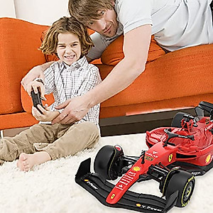 ZMZ F1 Remote Control Car 1:18 Scale Large Size F1 RC Car Officially Licensed RC Series Ferrari F1 75, Suitable RC Cars for Adults & Kids, Boys Girls Age 8-12 Years Birthday Ideas Gift