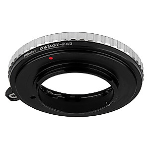 Fotodiox Lens Mount Adapter - Compatible with Contax G Rangefinder Lenses to Micro Four Thirds Mount Mirrorless Cameras