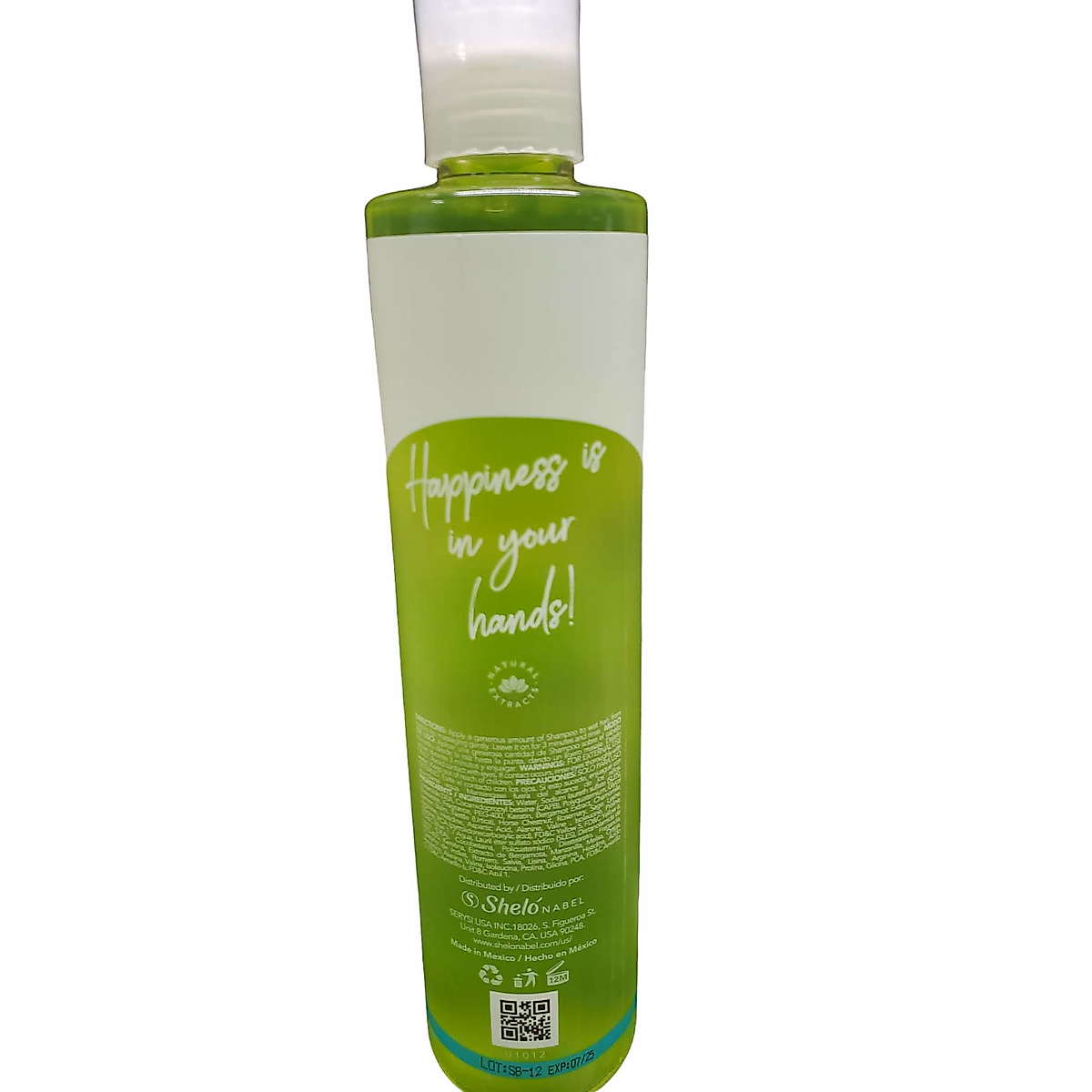 Bergamot Shampoo Caida de Cabello Fragil Quebradizo Champu Bergamota