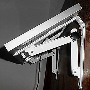 YARNOW Solar Panel Mount 2Pcs Solar Panel Bracket Foldable Solar Panel Mounting Racks 0-90 Degrees Solar Panel Support for Home Farm Office Store (Silver White) Solar Panel Mounting Brackets