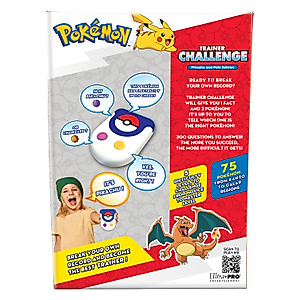 Pokemon Trainer Challenge Edition Toy I Will Guess It! Electronic Voice Recognition Guessing Brain Games Pokemon Games Go Digital Travel Board Games Pokémon Games