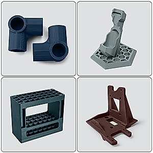 IEMAI 3D Printer Filament Bundle, Colorful Carbon Fiber PLA Filament 250g x 4 Spools, PLA Filament 1.75mm Dimensional Accuracy +/- 0.02mm (Blue/Blue Grey/Brown/Army Green)