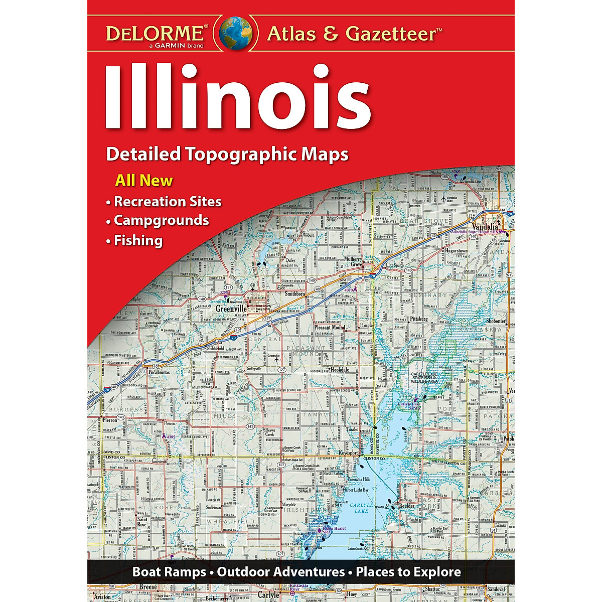 Delorme Atlas & Gazetteer: Illinois