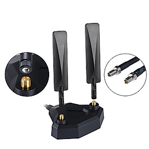 9dBi Magnetic Base Dual TS9 Antenna for Netgear Nighthawk M1 MR1100 LB1120 LM1200 Verizon Jetpack 8800L Mobile Hotpots Router MiFi Mobile AT&T T-Mobile Hotspot 4G LTE Router, Eifagur
