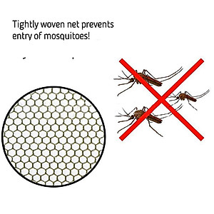 Mosquito Net for Single Camping Bed Blanket High Density Net for Travel Camping Fishing Hiking wiht 4 Pegs & a Carrying Bag Included (Color Black)