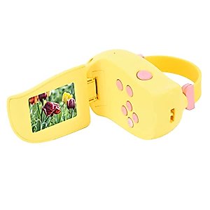 Jovenn HD Digital Camera, 100° Viewing Angle Gentle 12 MP ABS 400mAh Battery 2 Inch Screen Camera for Toy for Boys for Girls for Gift(Yellow)