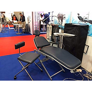 OUBO Portable Foldable Dental Chair Doctor's Stool LED with Lamp with Nylon Bags with Multitools Set (PC2750 PC2740 and PC2720)