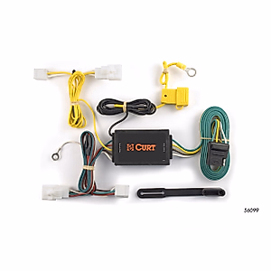 CURT 56099 Vehicle-Side Custom 4-Pin Trailer Wiring Harness, Fits Select Lexus HS250h, CT200h