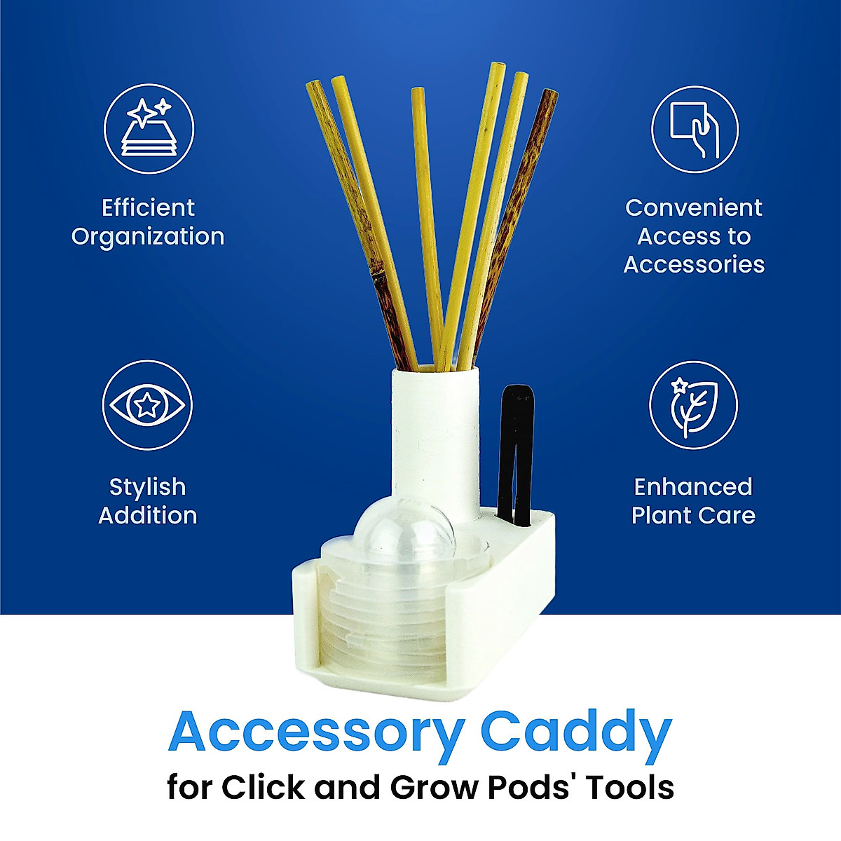 Westfield 3D Solutions Smart Garden Click and Grow Storage Caddy, Stylish 3D Printed Plant Caddy For Plant Pods Storage, A Great Addition for Your Hydroponic Herb Garden Indoor Growing Kit