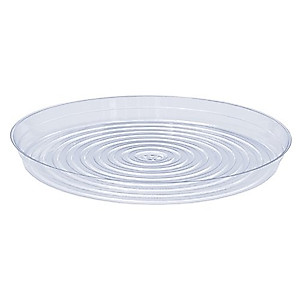 CWP CW-1700N Vinyl Plant Saucer, 17-Inch Diameter, Clear