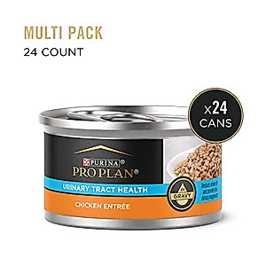 Purina Pro Plan Urinary Tract Cat Food Gravy, Urinary Tract Health Chicken Entree - (24) 3 oz. Pull-Top Cans