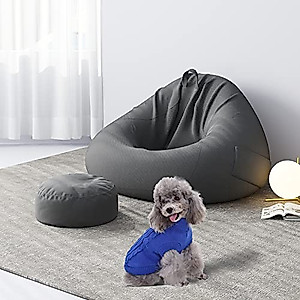 JXINLODGEG Dog Sweaters Pet Clothes Soft Stripe Thickening Knitwear Sleeveless Warm Puppy Outfits Small Dogs Knitted Shirt Cold Weather Winter Sweater