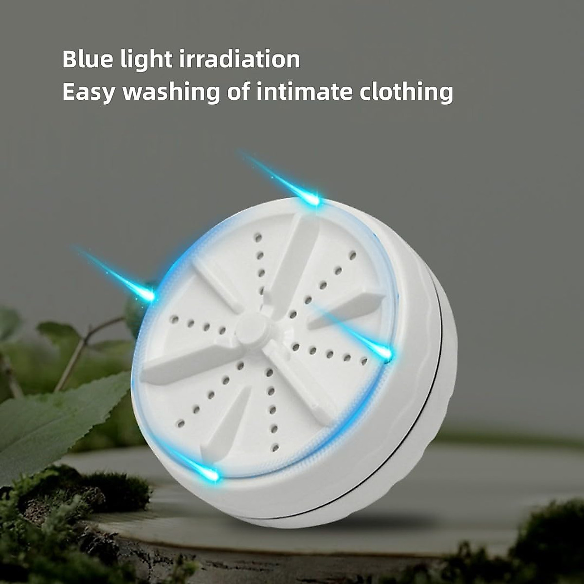 Portable Washing Machine，Ultrasonic Mini Multifunctional Washing Machine，Fully Automatic Turbine Mobile Cleaning Machine，Suitable for Travel, RV, Camping, Home or Apartment Laundry Used (Pink)