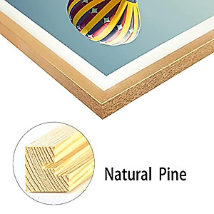 Mxtallup 12x16 Diamond Painting Frames Wood ,Display Pictures 10x14 Inch/25X35 cm with Mat or 12x16 Inch /30X40 cm Without Mat, Diamond Painting Picture Frames 30x40 Diamond Art Frames Picture Gold (TYK0024)