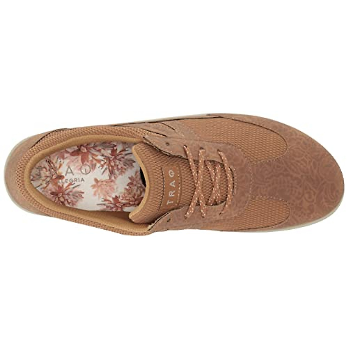 TRAQ by Alegria Rhythmiq Womens Smart Walking Shoe Metta Sand 6-6.5 M US