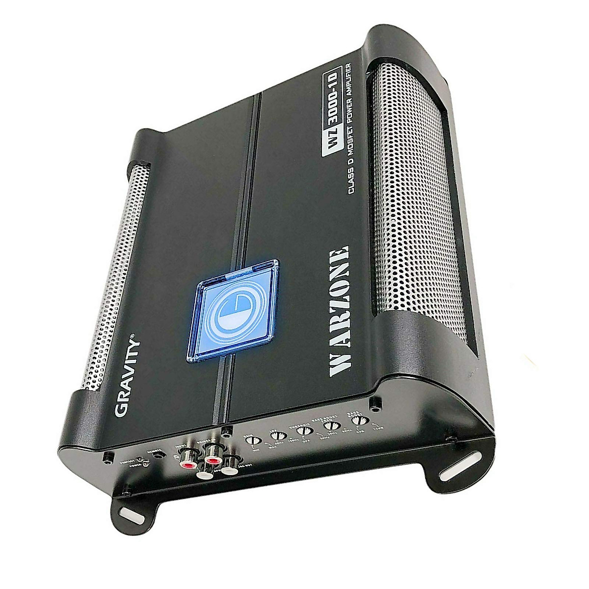Car Amplifiers - Gravity Audio WZ3000.1D Warzone 3000W Class D Amp 1/2/4 Ohm Stable with Remote Sub Control
