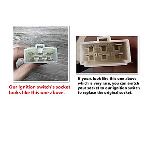 Ignition Key Switch for Harbor Freight Predator & Lifan & Wen Power Pro & All Power America 10000 12000 Watts & Smarter Tools GP3500 GP4750 GP6500 GP7500 GP9500 GP9750 Electric Start Generator Engine