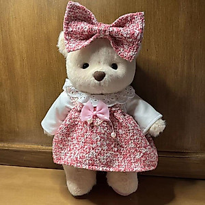 SPDD Clothes for Lalafanfan Duck,Cartoon Stuffed Duck Clothing Kawaii Doll Duck Clothes Plush Animal Dolls Detachable Clothes Birthday Gifts(Yellow)