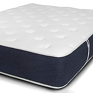 Brooklyn Signature 11" Hybrid Mattress with Patented TitanFlex Pressure Relieving Foam, King Firm