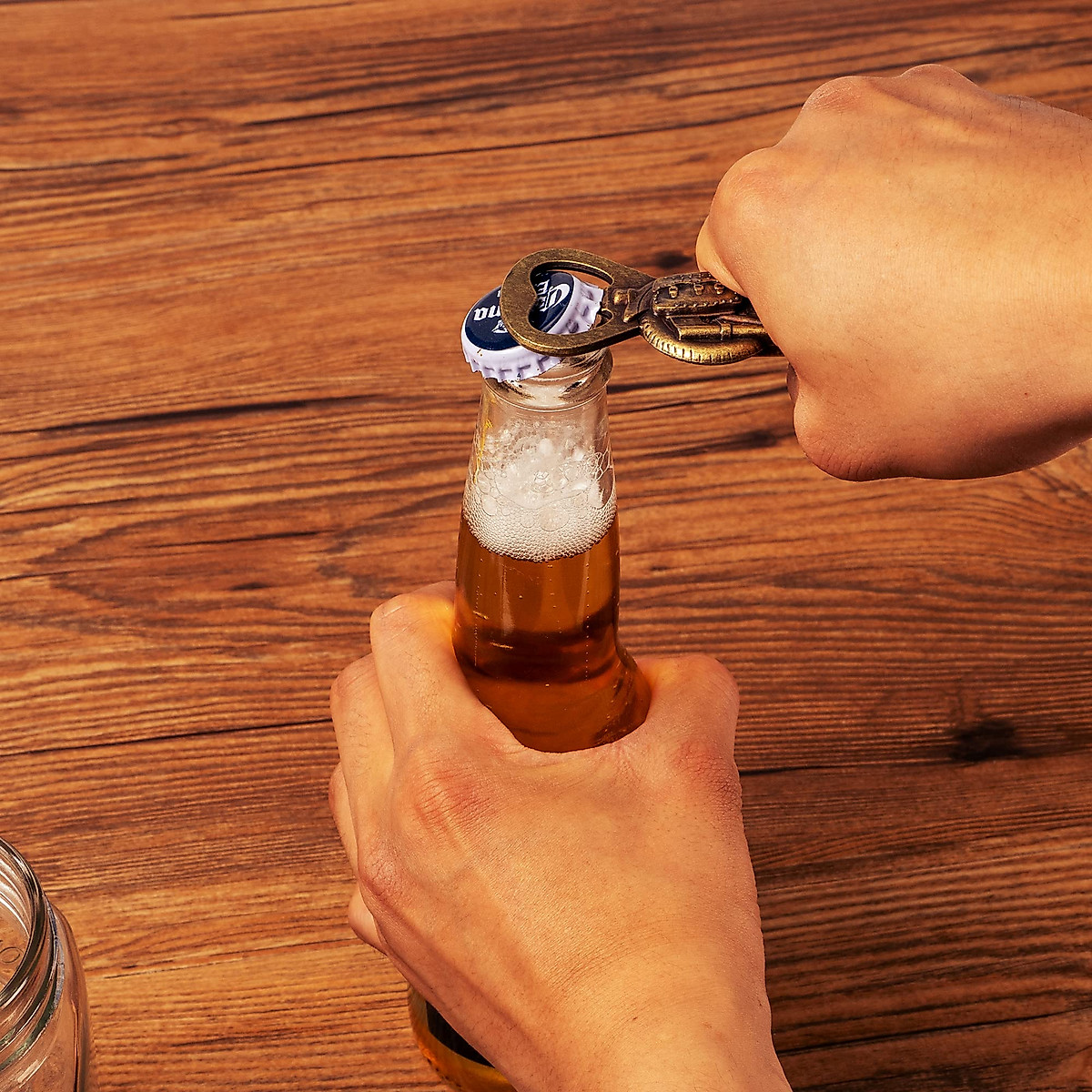 Beer Gifts for Men, Unique Christmas Gifts for Him Boyfriend Husband. Crincy Motorcycle Beer Bottle Opener. Men's Gift Birthday Biker Gift Father's Day Gift for Dad Grandpa.