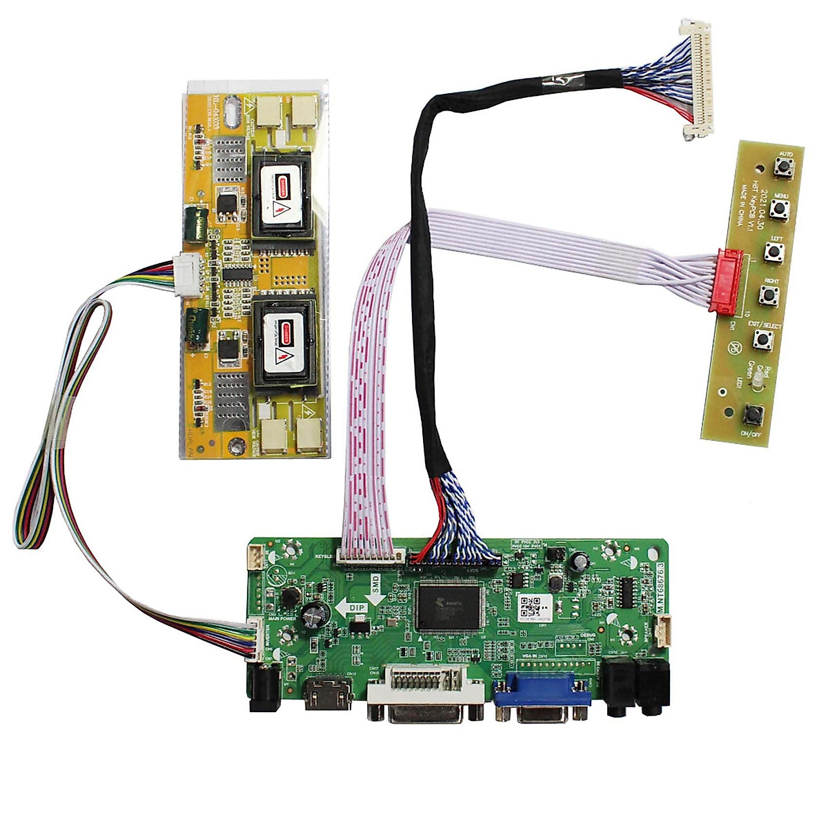 HDMI LVDs Controller Board 30pin 1440x900 for 19" LTM190M2 M190MWW3 HT190WGL 4CCFL LCD Screen