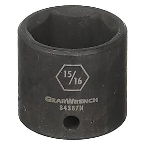 GEARWRENCH 3/8" Drive Standard Impact SAE Socket 15/16", 6 Point - 84387N