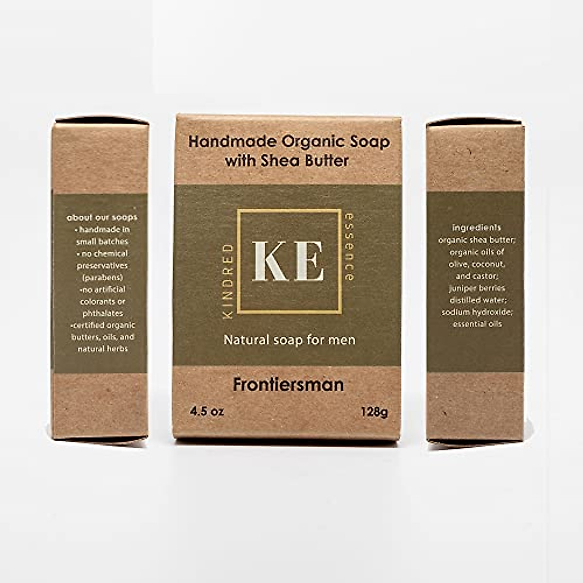 Men's Soap Bar – Frontiersman Exfoliating and Moisturizing Organic Shea Butter Soap for Men